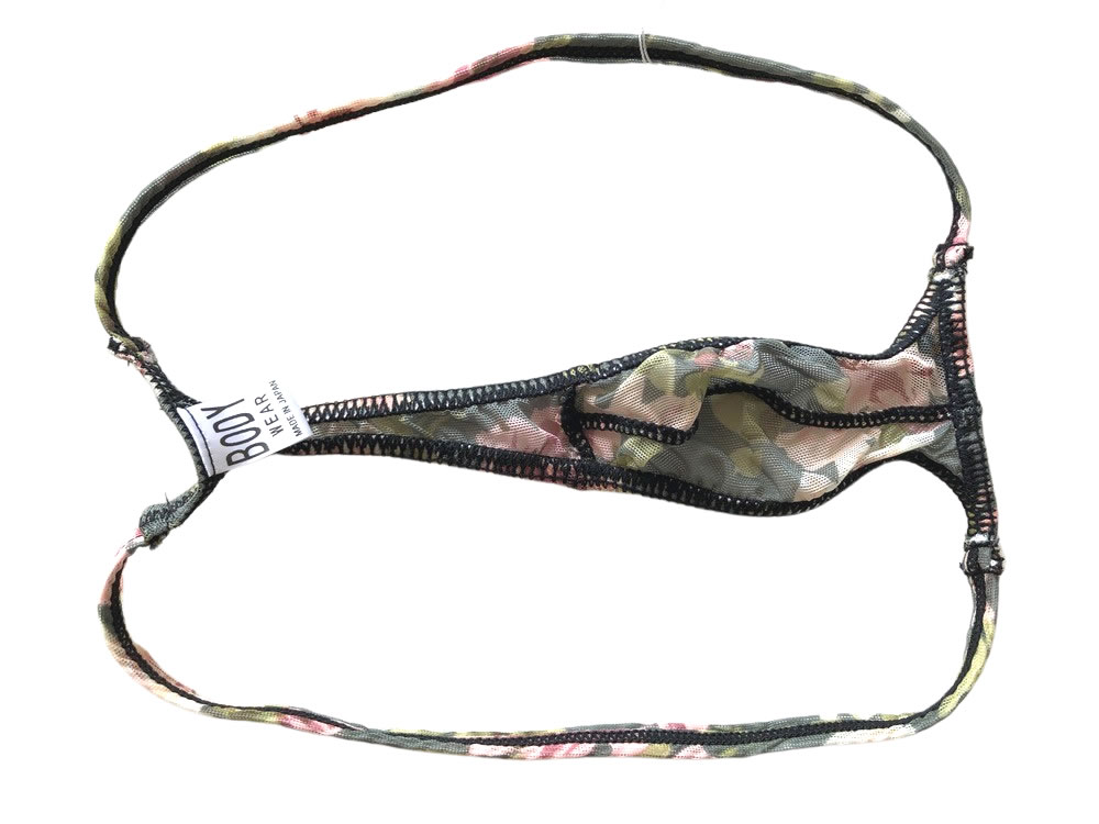 BODYWEAR メンズビキニ 花柄パワーネット ウルトラマイクロ Tバック ultra micro Thong 1001213