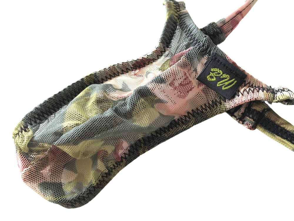 BODYWEAR メンズビキニ 花柄パワーネット ウルトラマイクロ Tバック ultra micro Thong 1001213