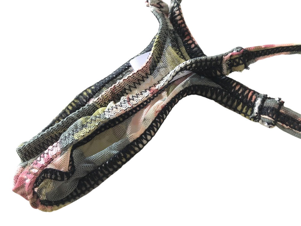 BODYWEAR メンズビキニ 花柄パワーネット ウルトラマイクロ Tバック ultra micro Thong 1001213