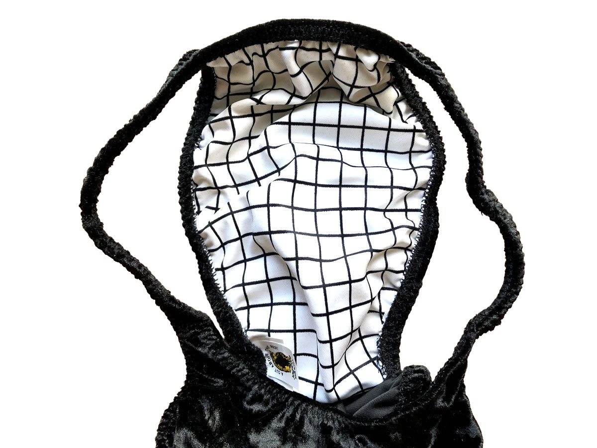 Jagware プレミアカット ボディビル ポージングパンツ ベルベットクラッシュ ブラック j014bk